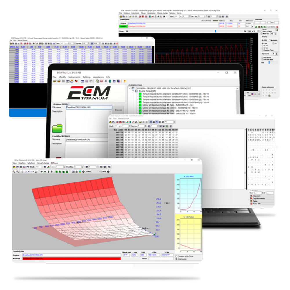ALIENTECH ECM Titanium Chiptuning Software in full drivers version