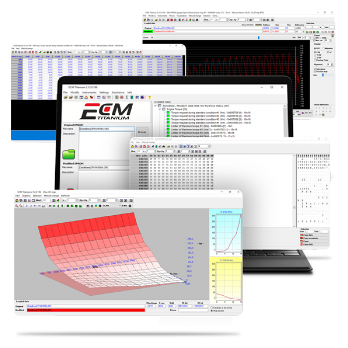 ALIENTECH ECM Titanium Chiptuning Software in full drivers version