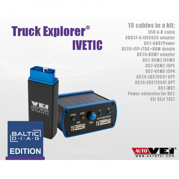 TRUCK EXPLORER IVETIC KIT | AUTOVEI | BALTICDIAG EDITION