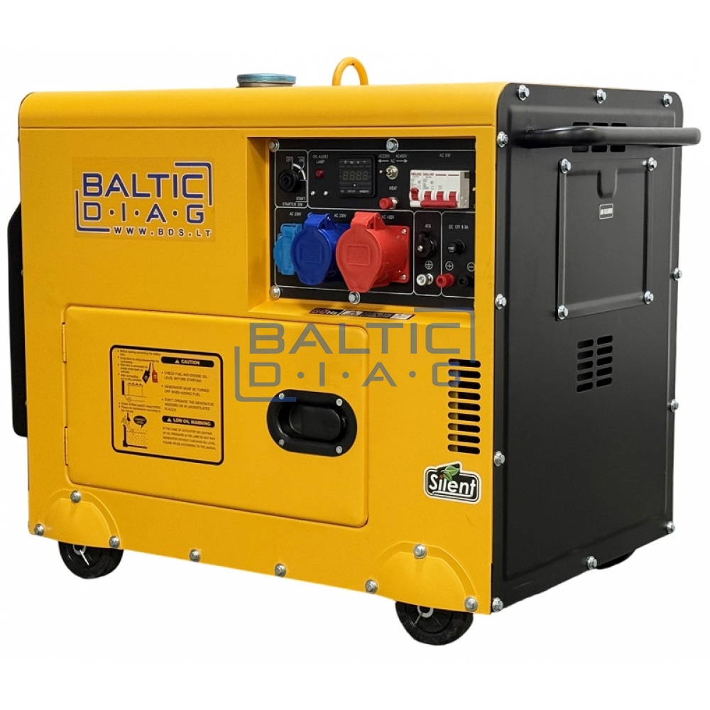 Mobile Diesel Generator 7kW | BD9500SE
