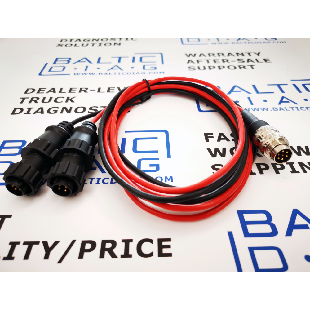 Fendt 7 Pin / 2 x 4 Pin AGCO CANUSB Cable