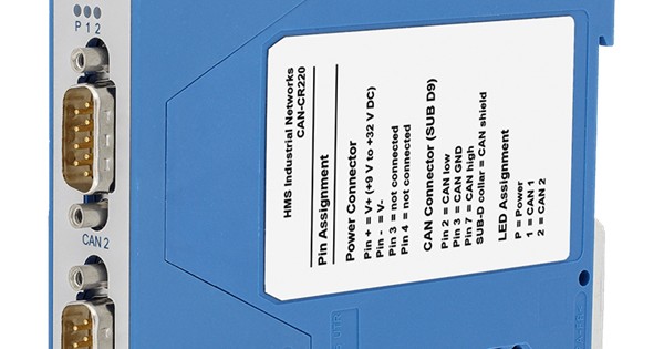 CAN-CR220 CAN Repeater 4 kV Isolation