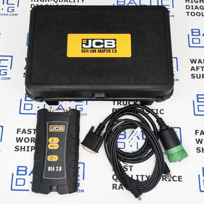 JCB Data Link Adapter 2.0 | OEM JCB Diagnostic Interface With Cables
