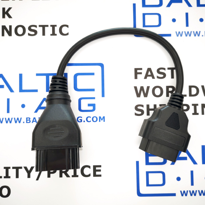 12-PIN Renault OBD2 Adapter Cable | Renault Diagnostic Cable