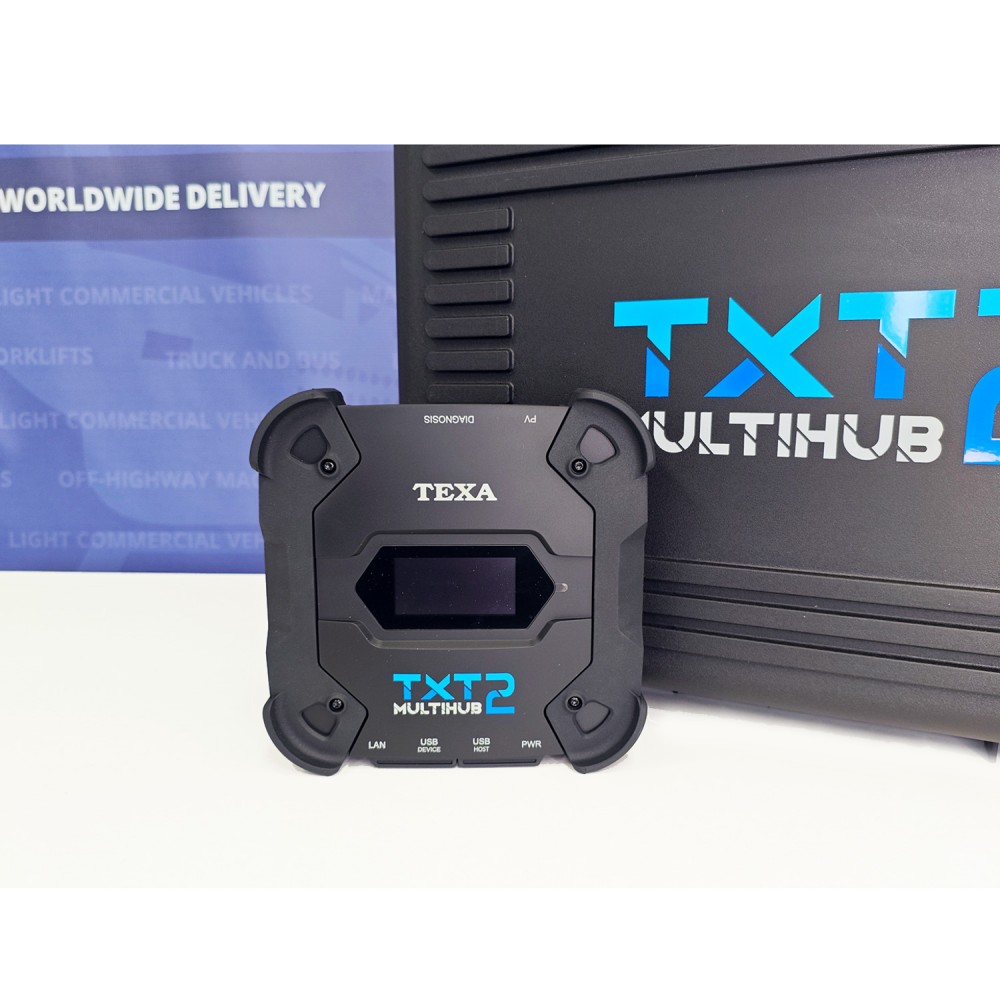 Construction Machines Diagnostic Tool | TEXA TXT MULTIHUB 2