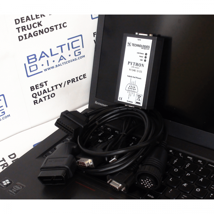 KUBOTA / TAKEUCHI DIAGNOSTIC SOLUTION WITH PYTHON (LAPTOP INCL.)