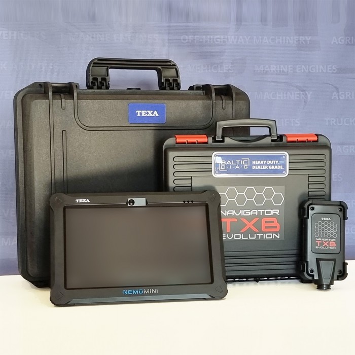 Marine Engine Diagnostic Tool with AXONE NEMO TABLET | TEXA