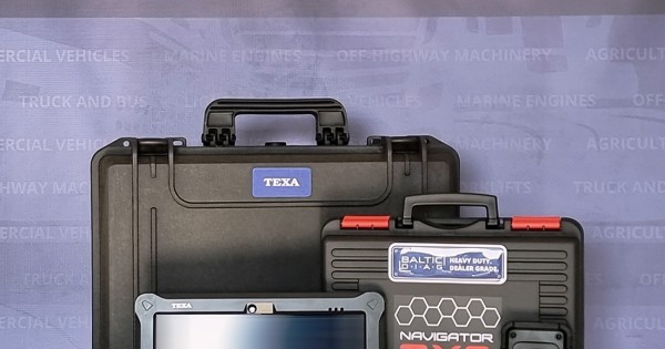 Marine Engine Diagnostic Tool with AXONE NEMO TABLET | TEXA