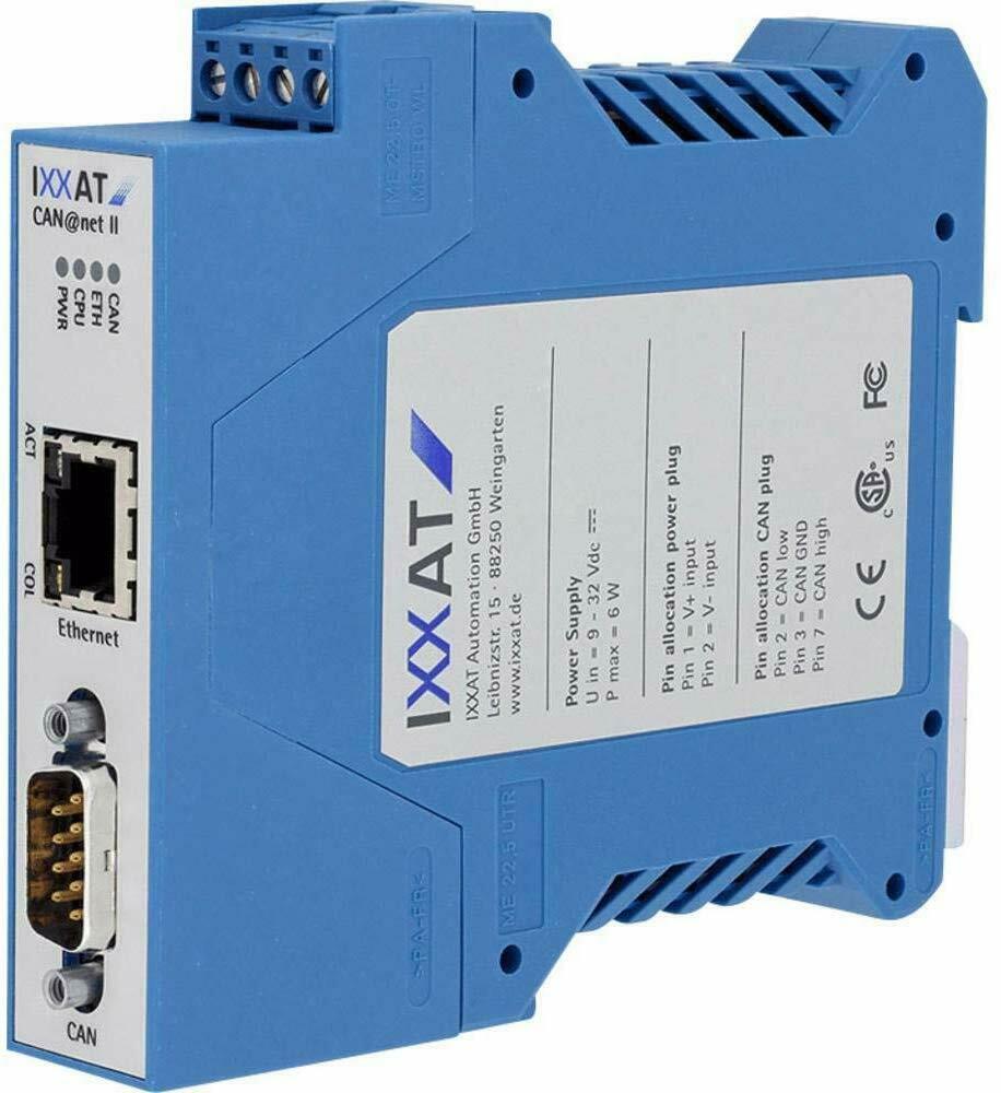 Ixxat CAN@NET II/VCI Active Ethernet interface 1 x CAN (High-Speed) 1 ...