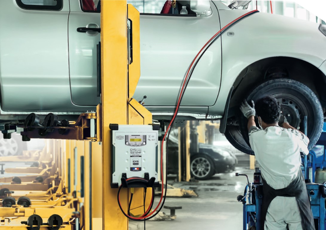 GYSFLASH 102.12 HF 12V | GYS | Battery-Support Unit Charger