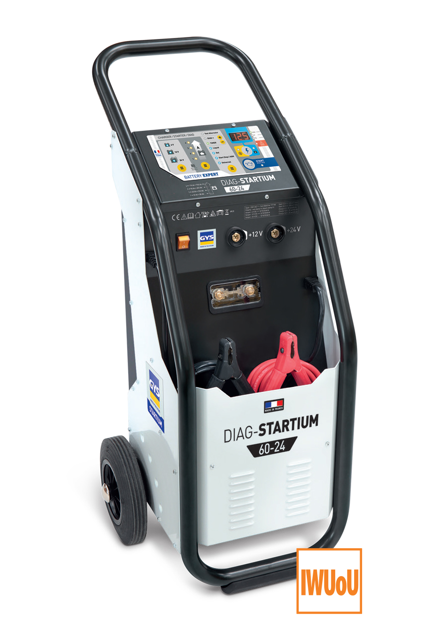 DIAG-STARTIUM 60-24 6V, 12V, 24V | GYS | Charger Starter