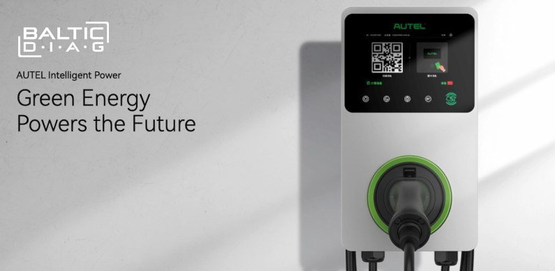 MaxiCharger AC Wallbox | Autel | 7kW, 32A, 1-Phase, Tethered 5m