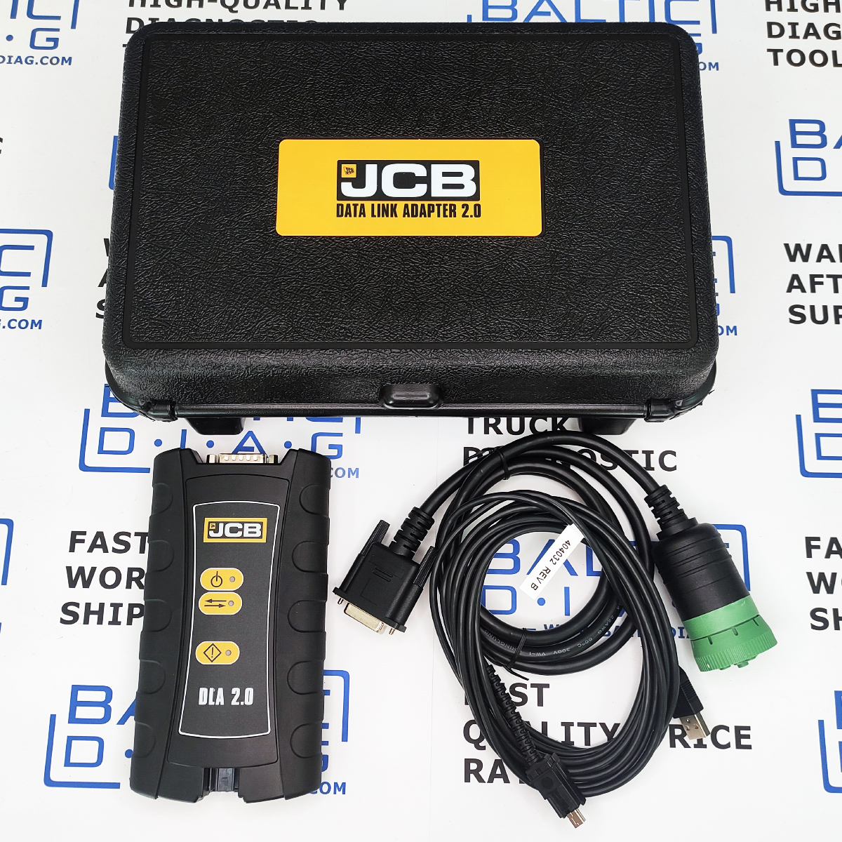 JCB Data Link Adapter 2.0 | OEM JCB Diagnostic Interface With Cables