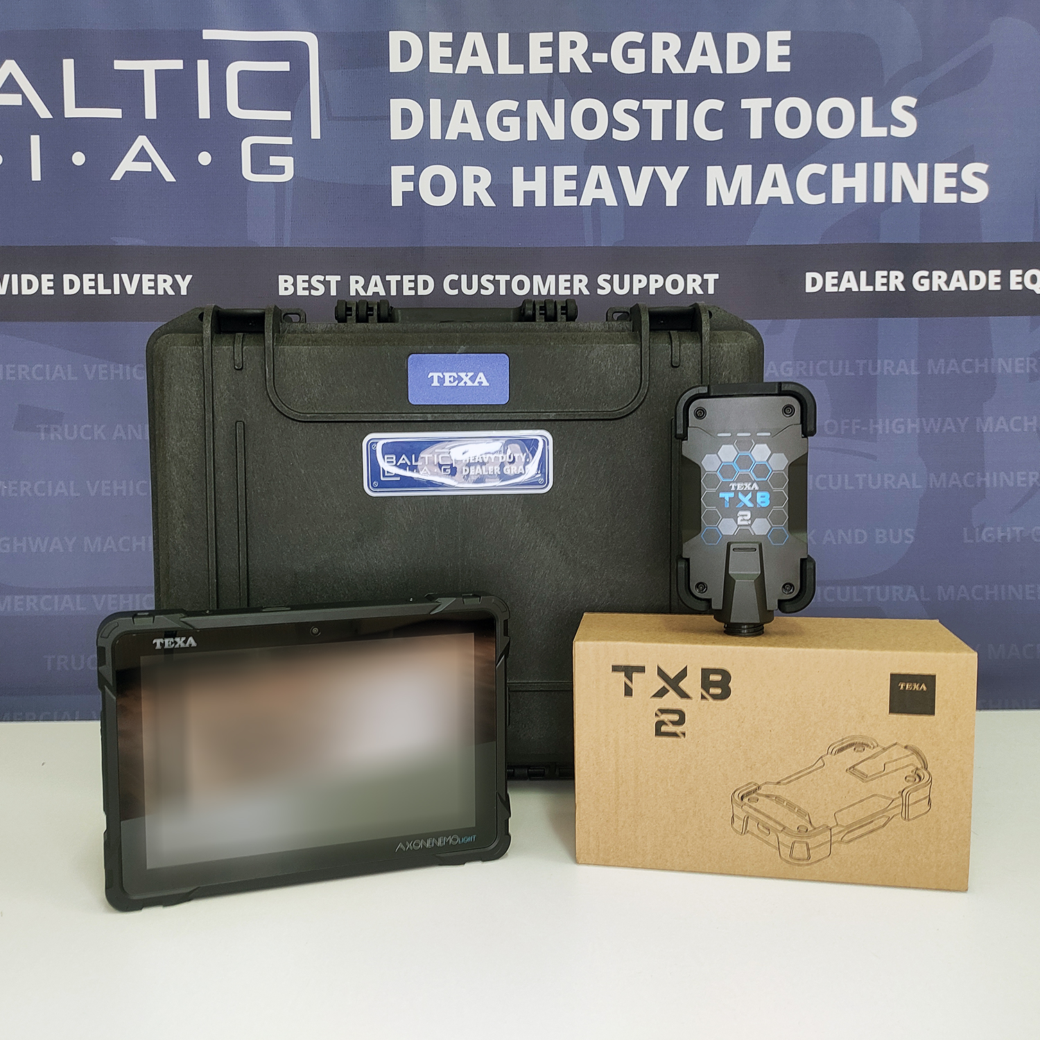 Marine Engine Diagnostic Tool with AXONE NEMO TABLET | TEXA