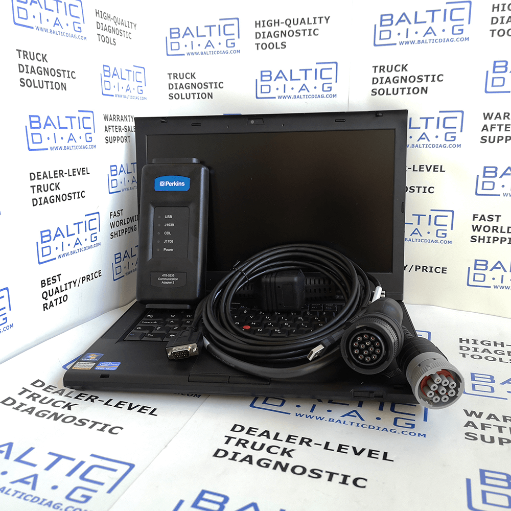 PERKINS ENGINE DIAGNOSTIC SCANNER (LAPTOP INCL.)