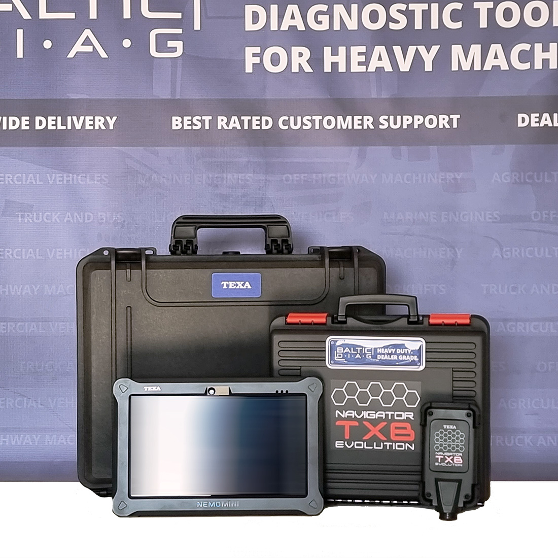 Marine Engine Diagnostic Tool with AXONE NEMO TABLET | TEXA
