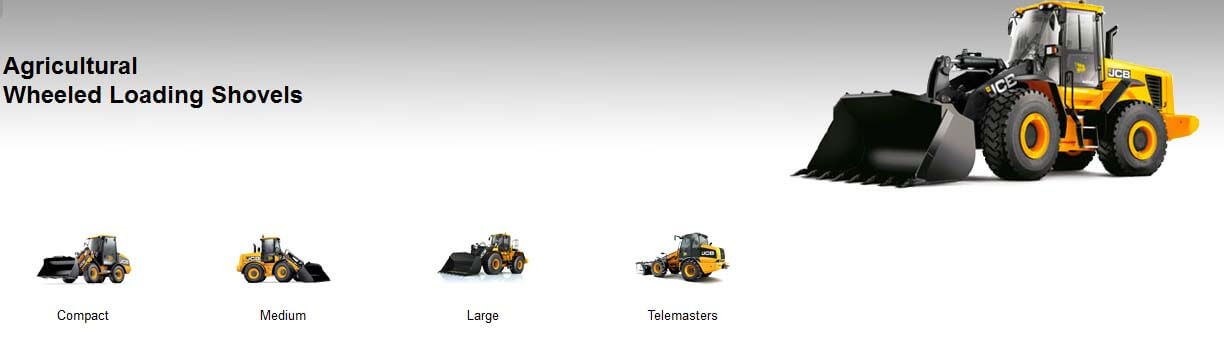JCB Diagnostic Vehicle Coverage List